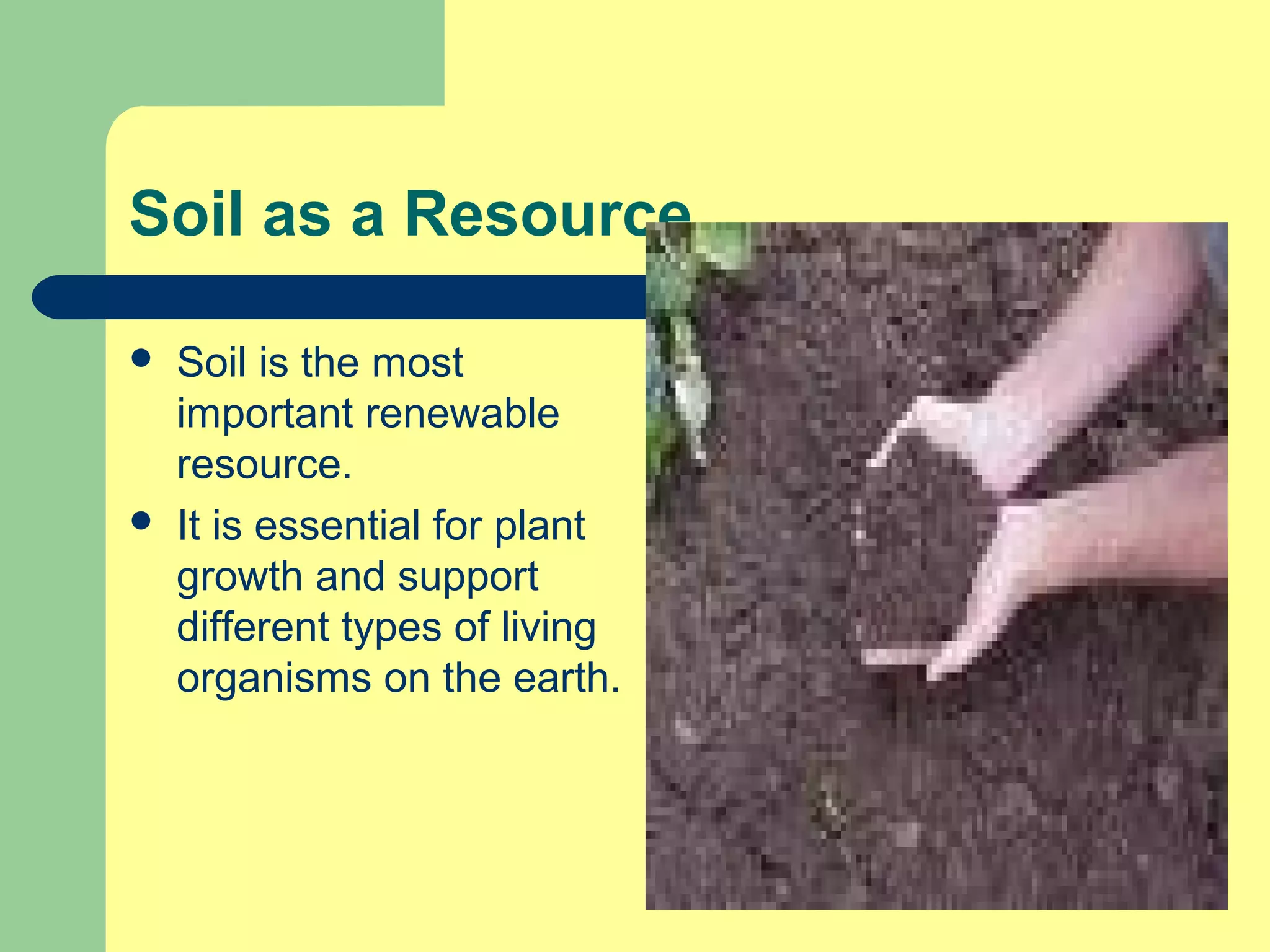 Land and soil resources | PPT