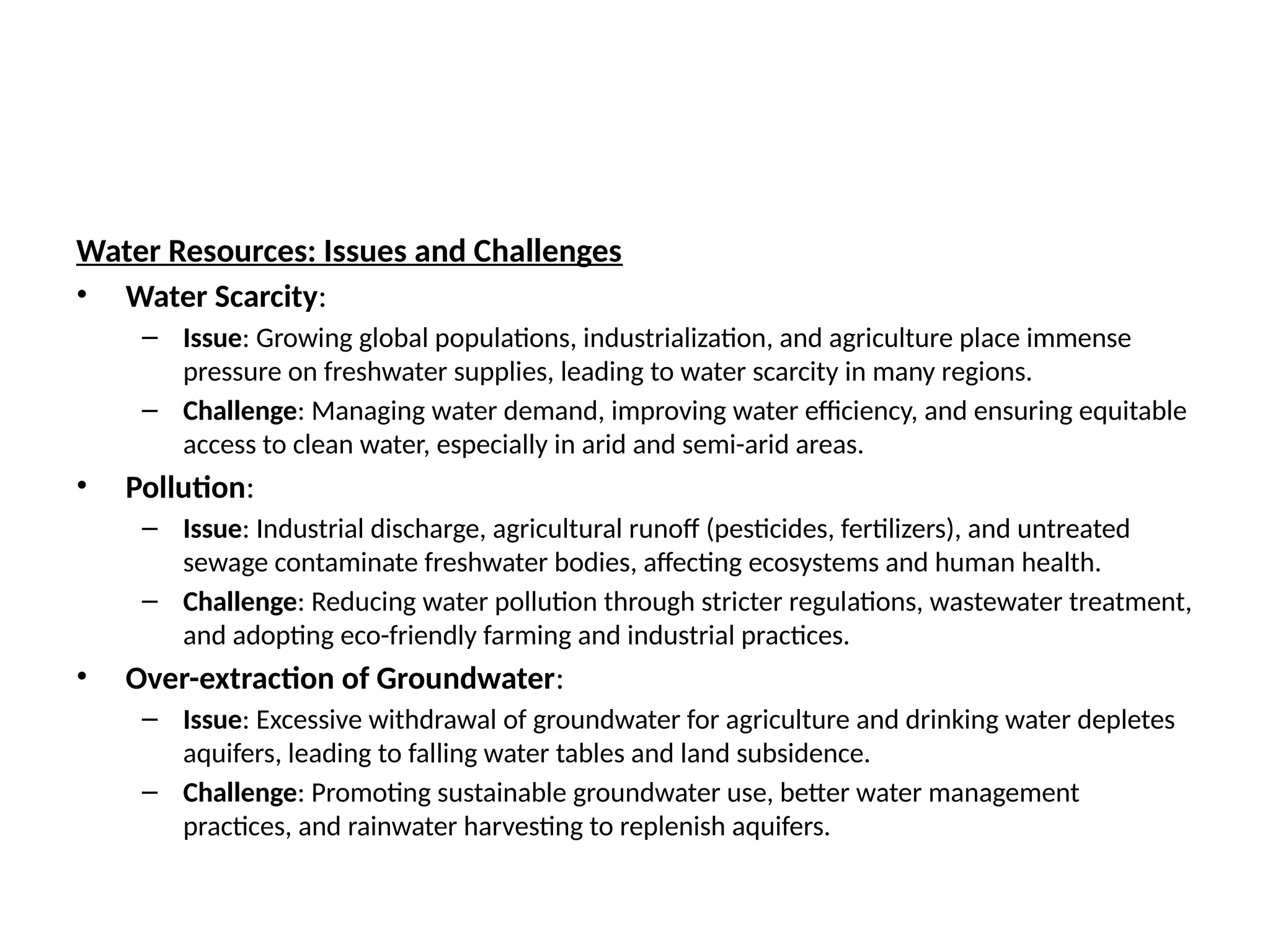 Land and Soil resources, and their issues and challenges | PPTX