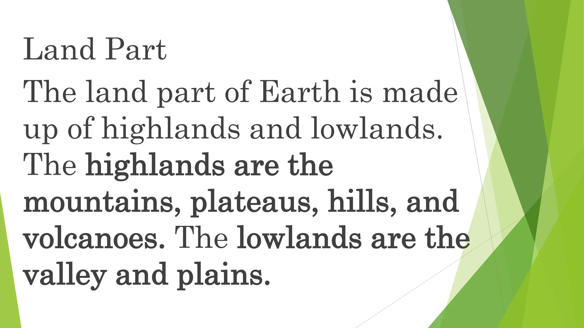 LAND AND WATER AROUND US/LANDFORM AND WATER FORM.pptx