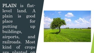 LAND AND WATER AROUND US/LANDFORM AND WATER FORM.pptx