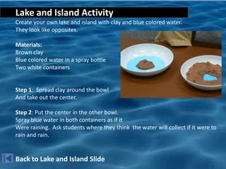 Land and water forms lesson | PPTX