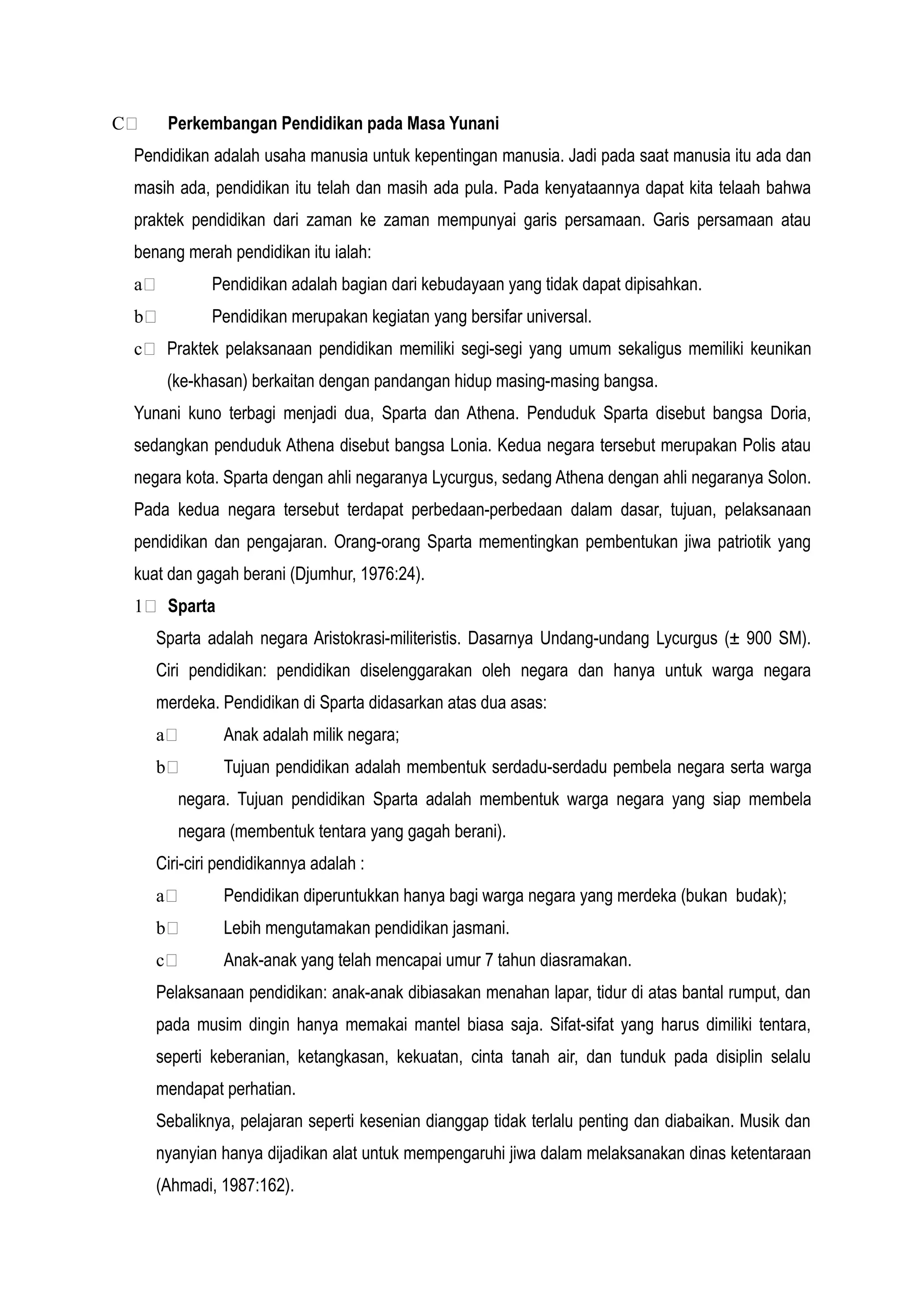 Landasan historis perkembangan pendidikan dunia | RTF