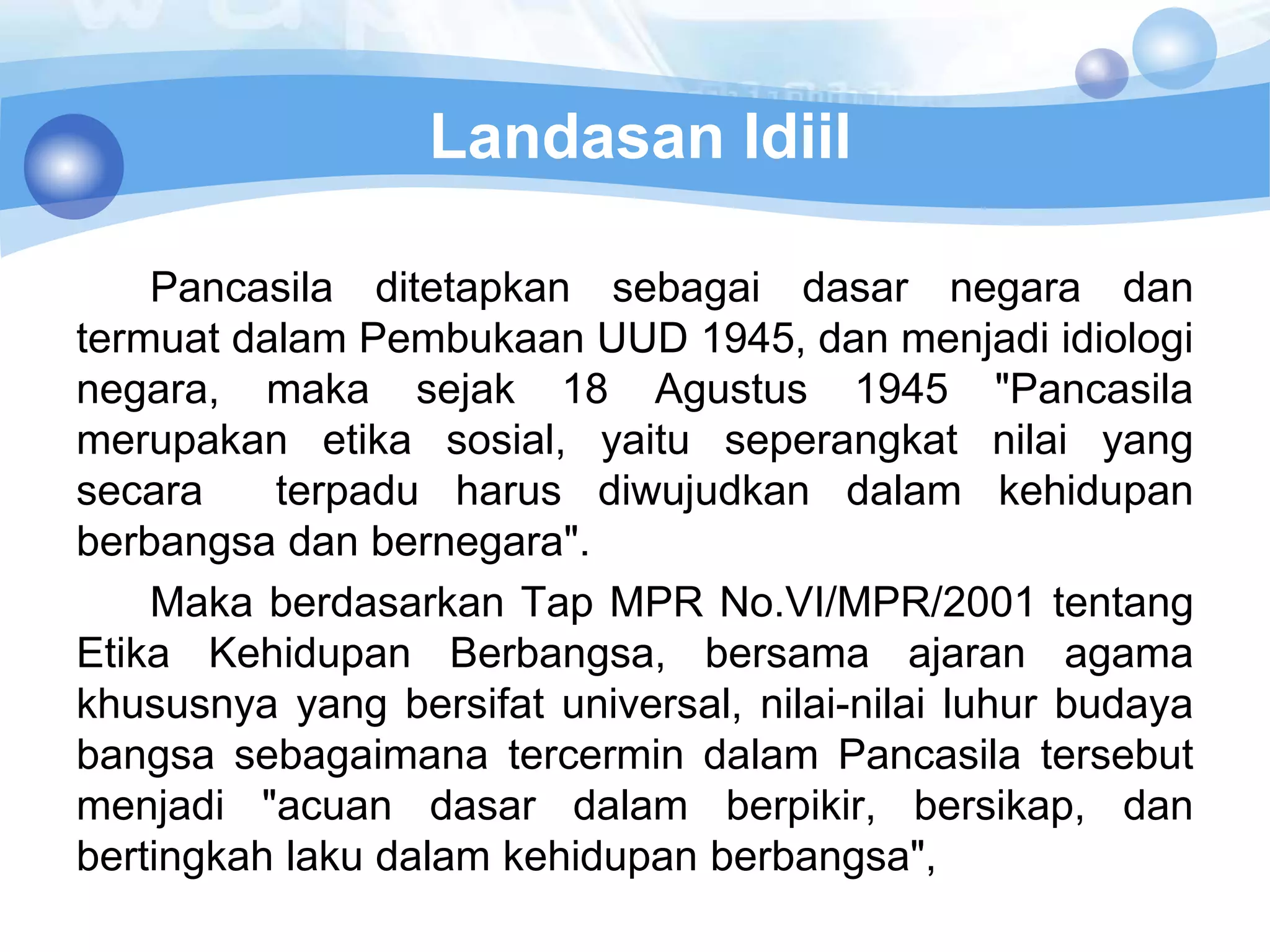 LANDASAN SISTEM ADMINISTRASI NEGARA REPUBLIK INDONESIA | PPTX