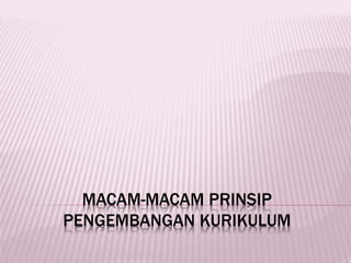 Landasan Pengembangan Kurikulum ppt | PPTX