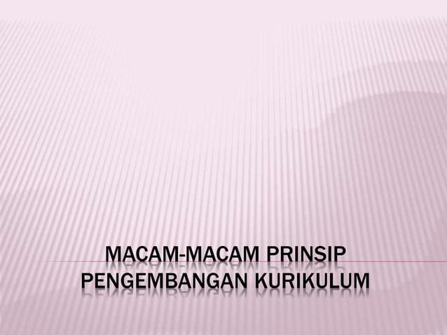 Landasan Pengembangan Kurikulum ppt | PPTX