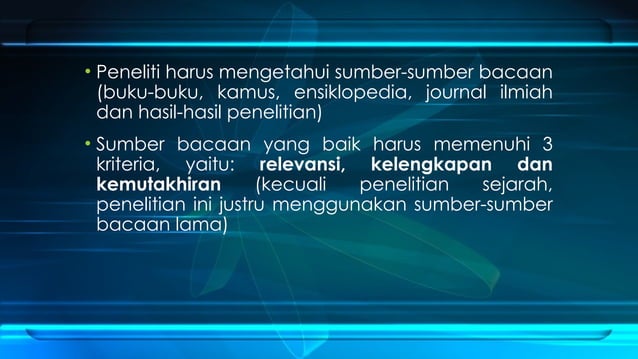 Teknik membuat landasan teori pada karya tulis ilmiah | PPTX