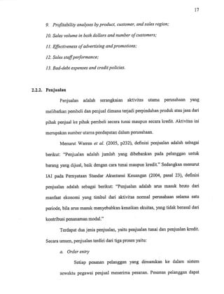 Landasan teori sia ii | PDF