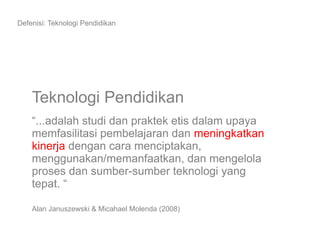 Landasan Teknologi Pendidikan | PDF