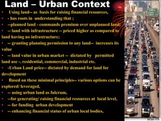 Land as a Resource for urban finanace- 24-1-23.ppt