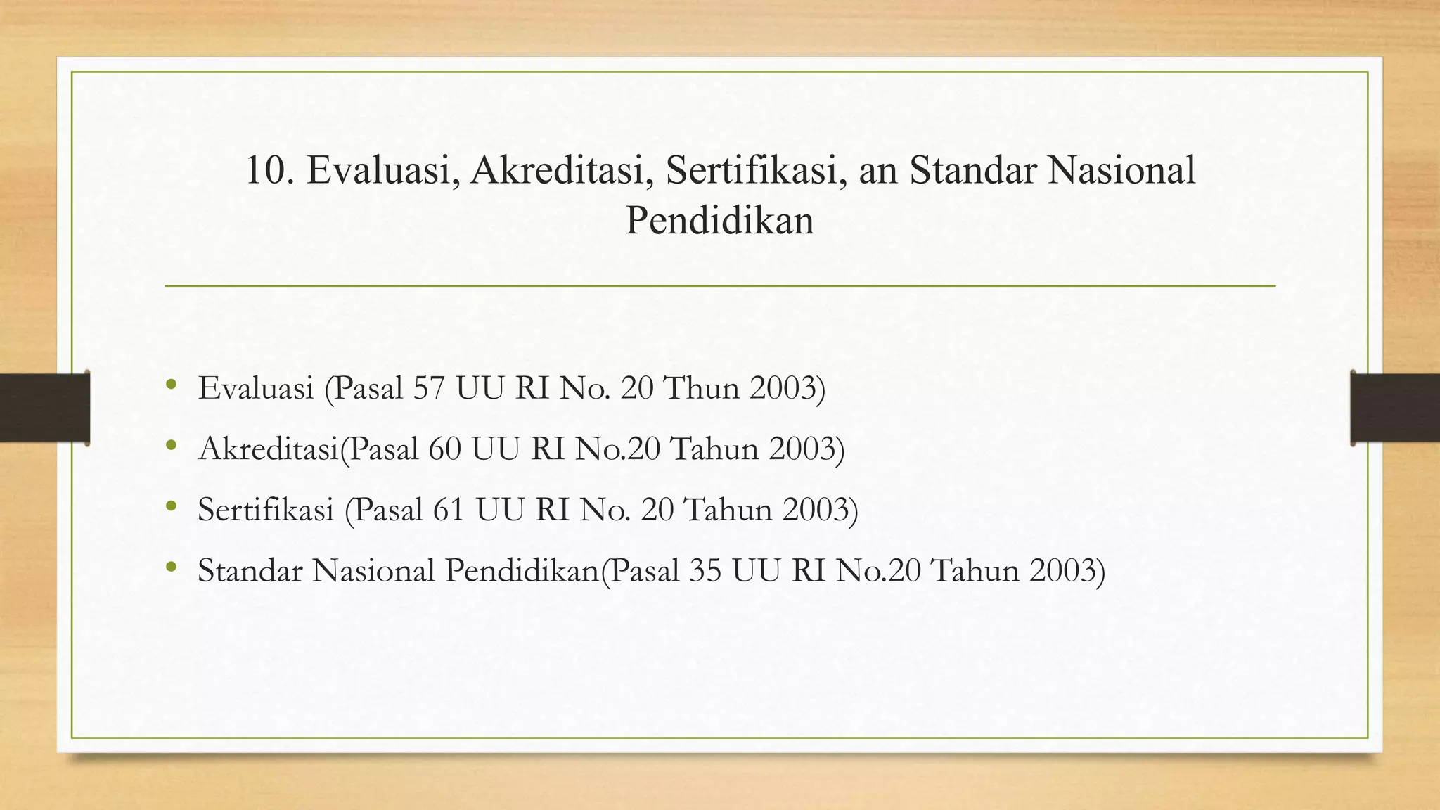 Landasa yuridis pendidikan | PPTX