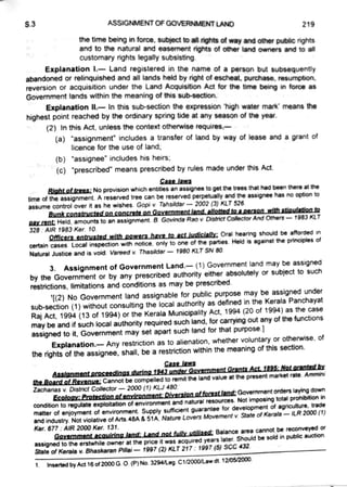 Kerala Land Assignment Act 1960