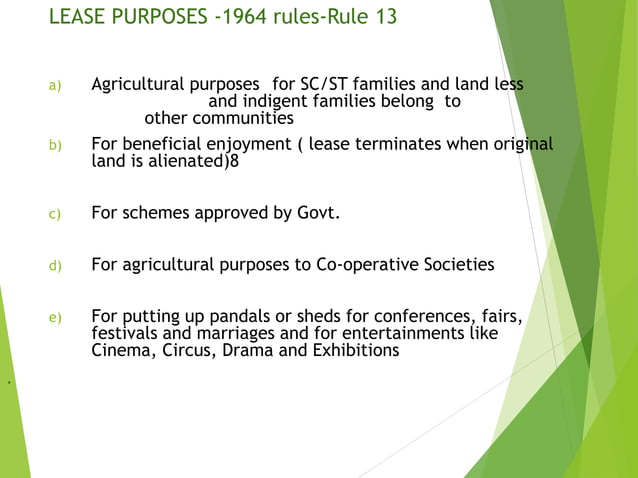 Kerala Land assignment procedures- Kerala Land assignment Act - Bhoomi ...