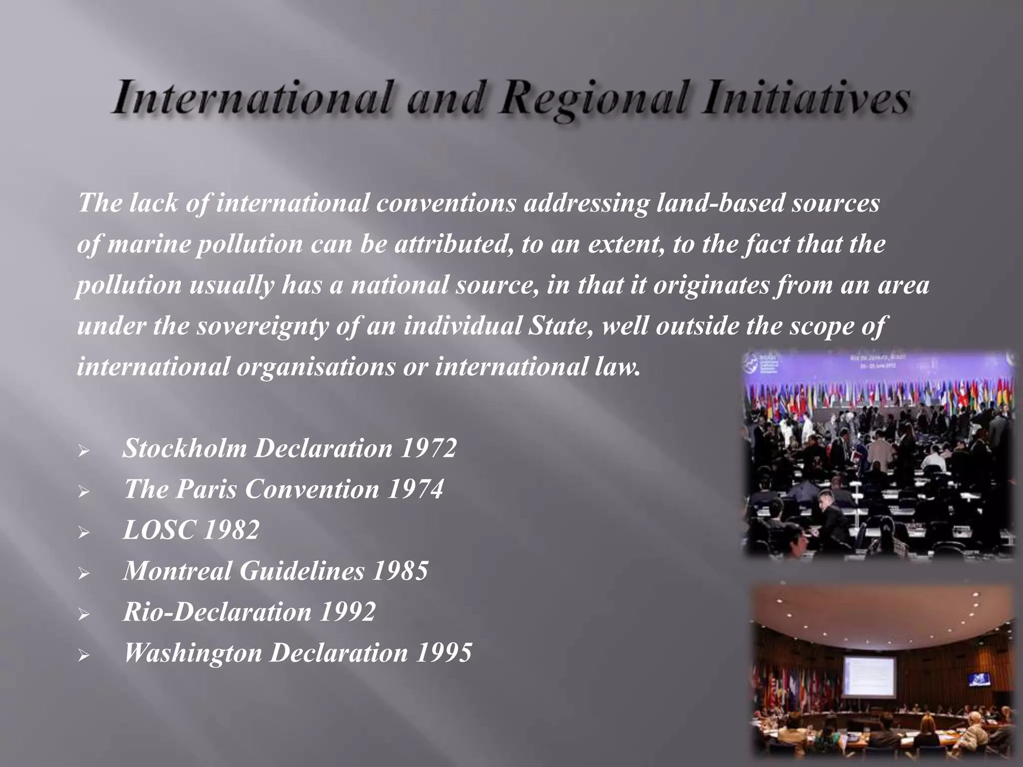 Land based sources of marine pollution | PPTX