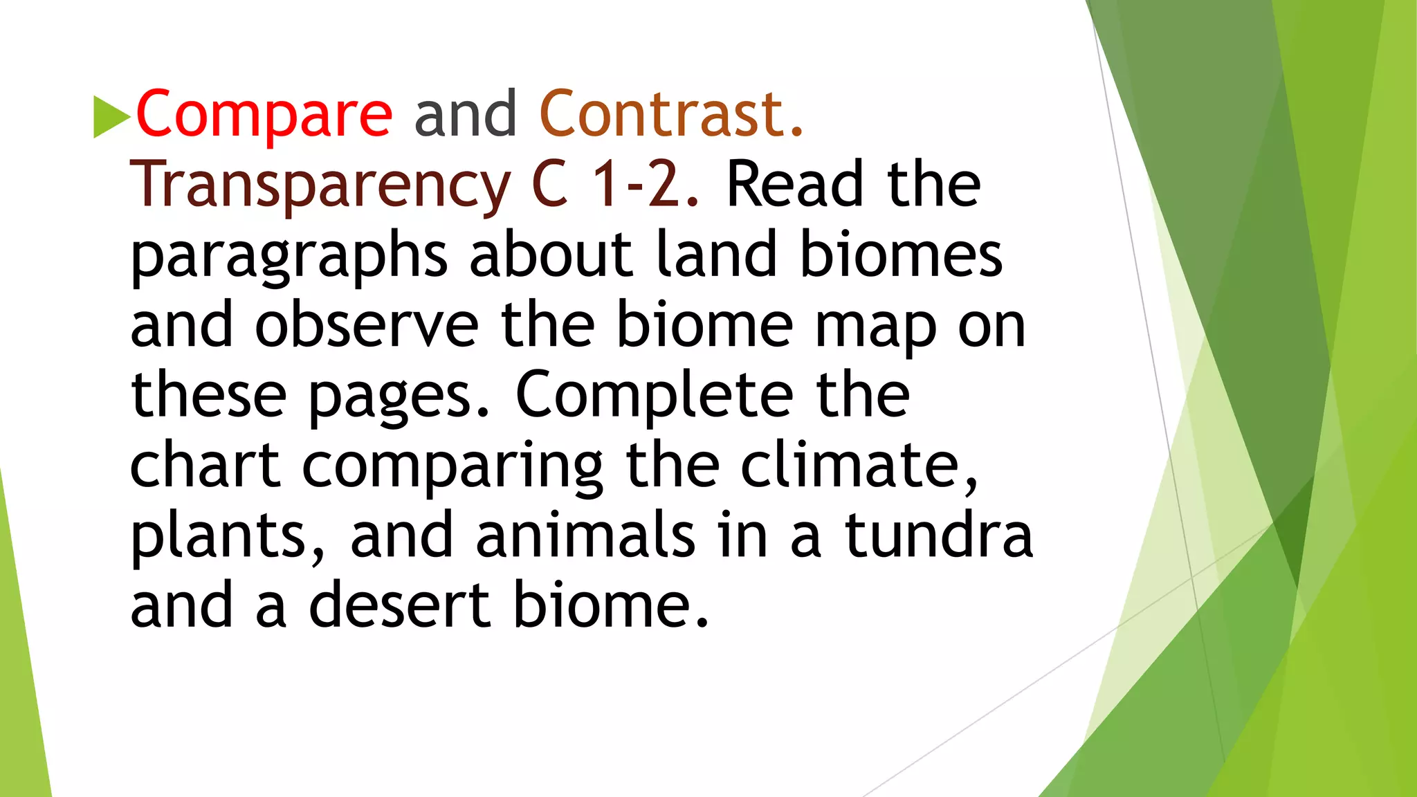 Land biomes | PPTX