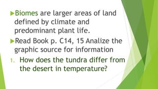 Land biomes | PPTX