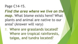 Land biomes | PPTX