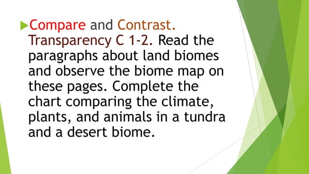 Land biomes | PPT