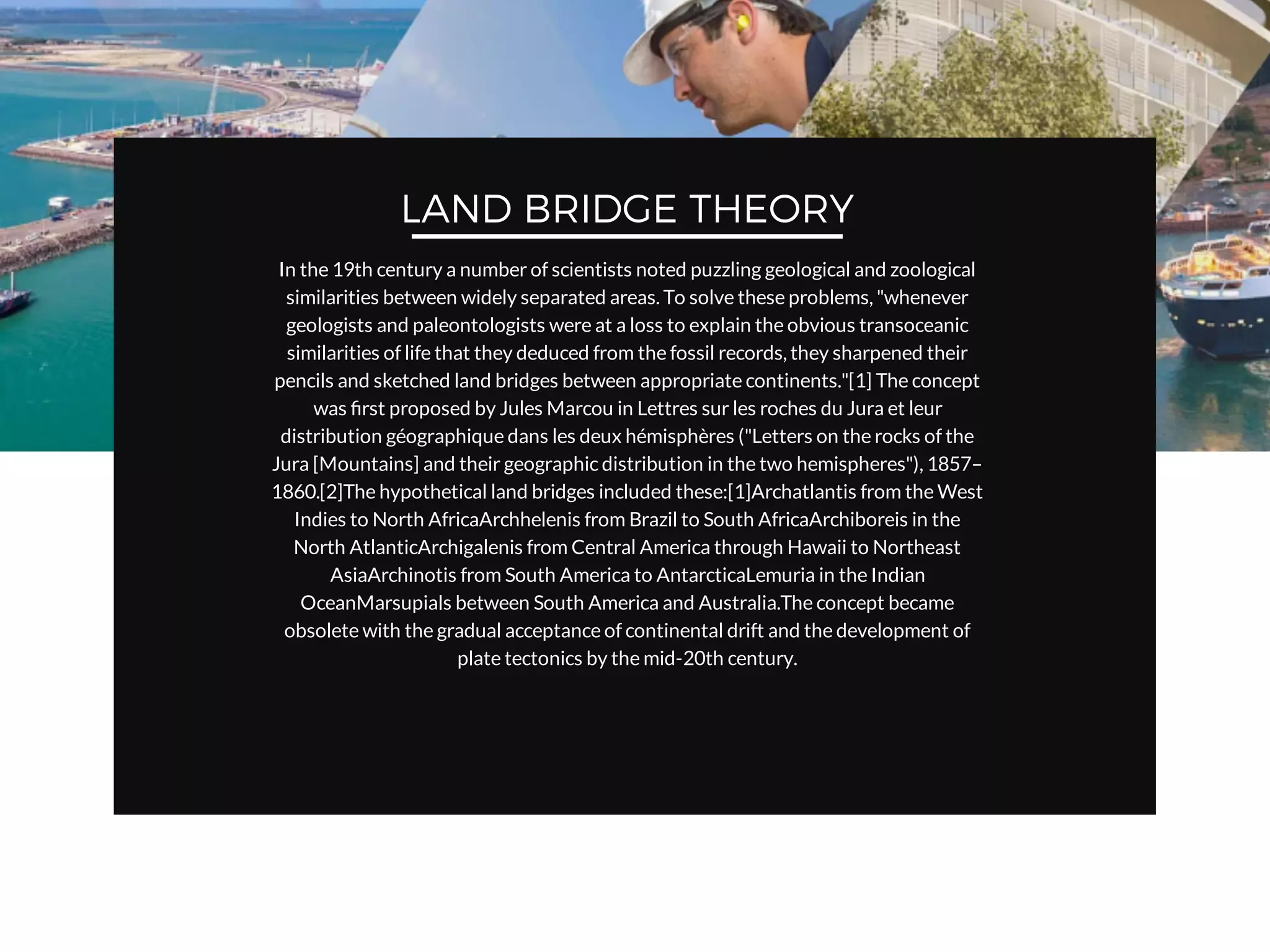Land bridge | PDF