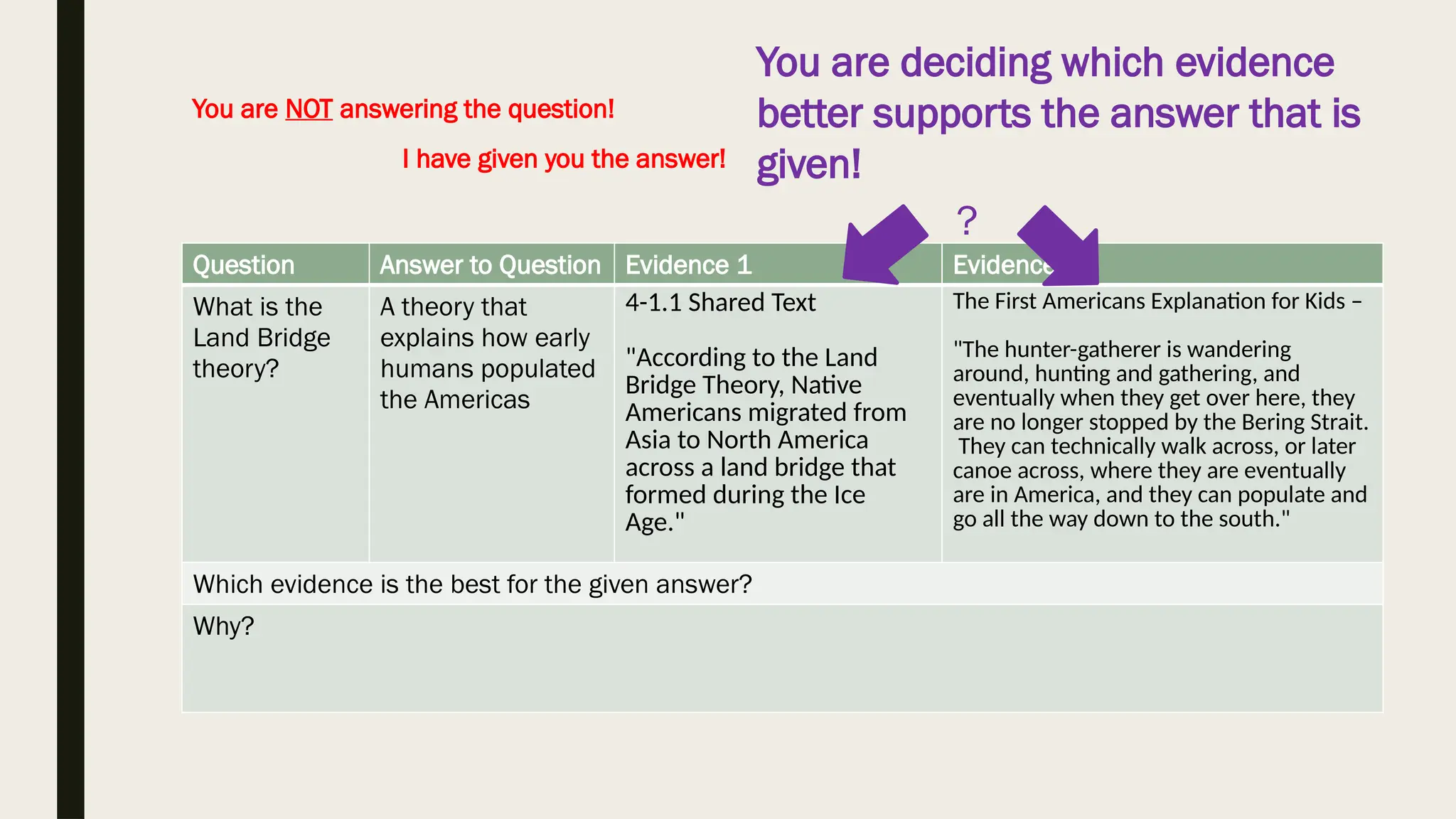 Land Bridge Theory and effect on Migratiob | PPSX