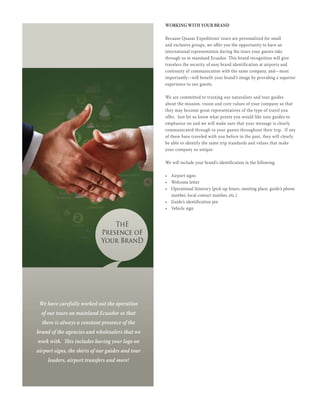 Mainland Ecuador Tours Brochure | PDF