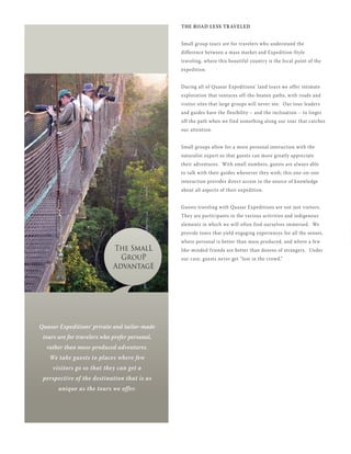 Mainland Ecuador Tours Brochure | PDF