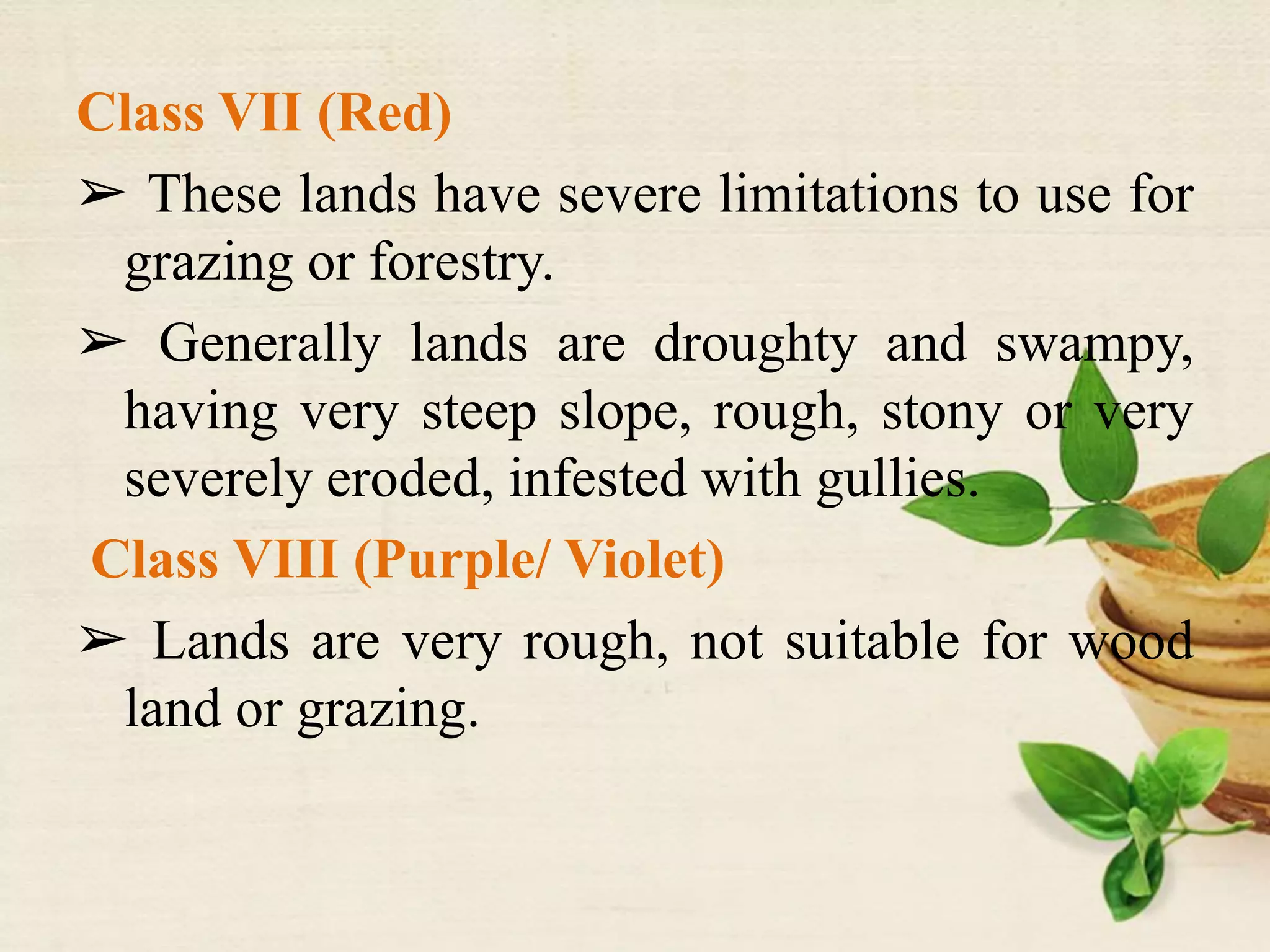 Land capability classification | PPTX