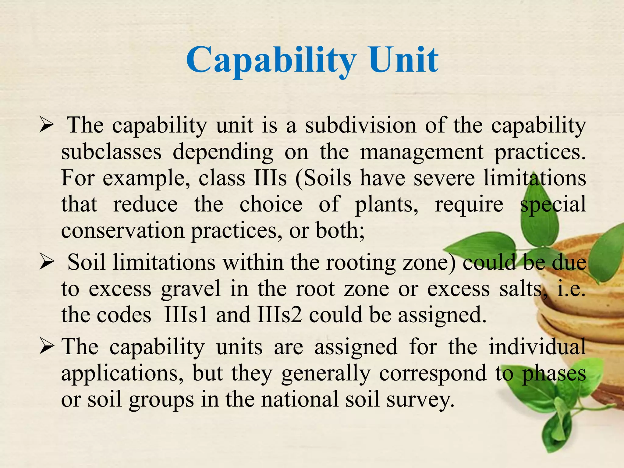 Land capability classification | PPTX