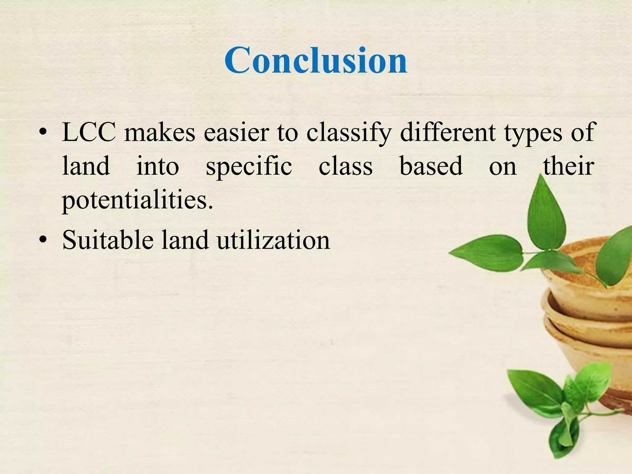 Land capability classification | PPTX