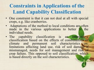 Land capability classification | PPTX