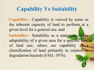 Land capability classification | PPTX
