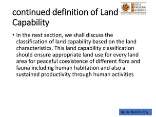 Land capability classification sol 220 | PPTX