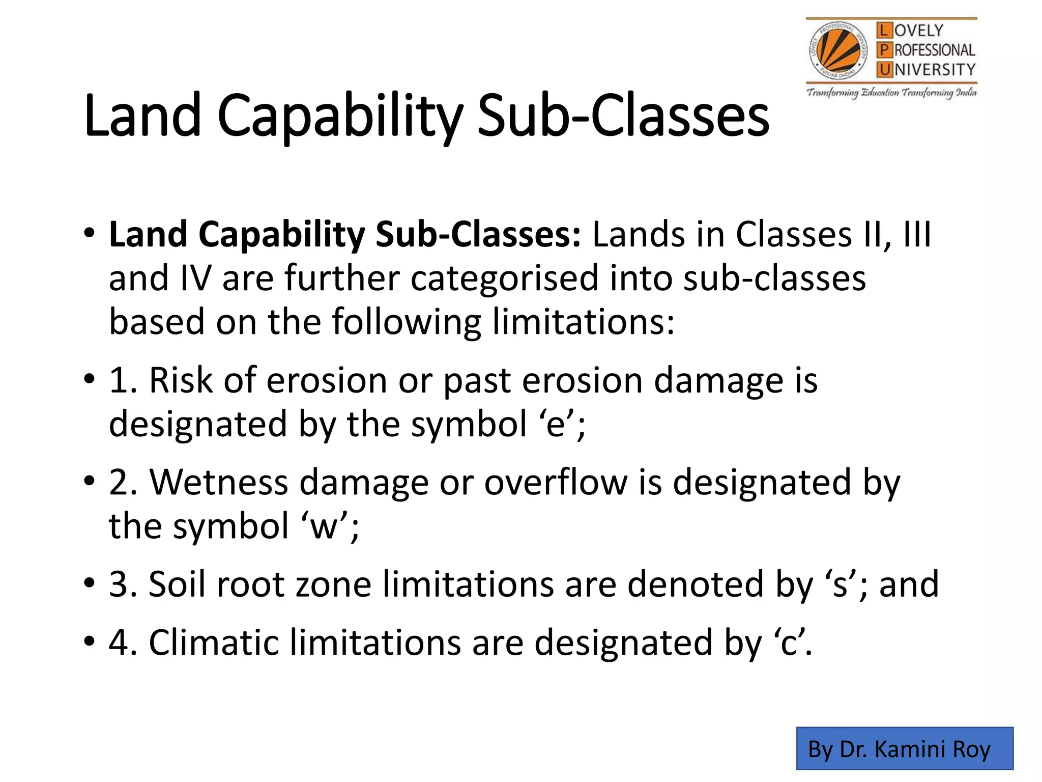 Land capability classification 16 04 2020 sol 220 desktop-0 kj4hip | PPT