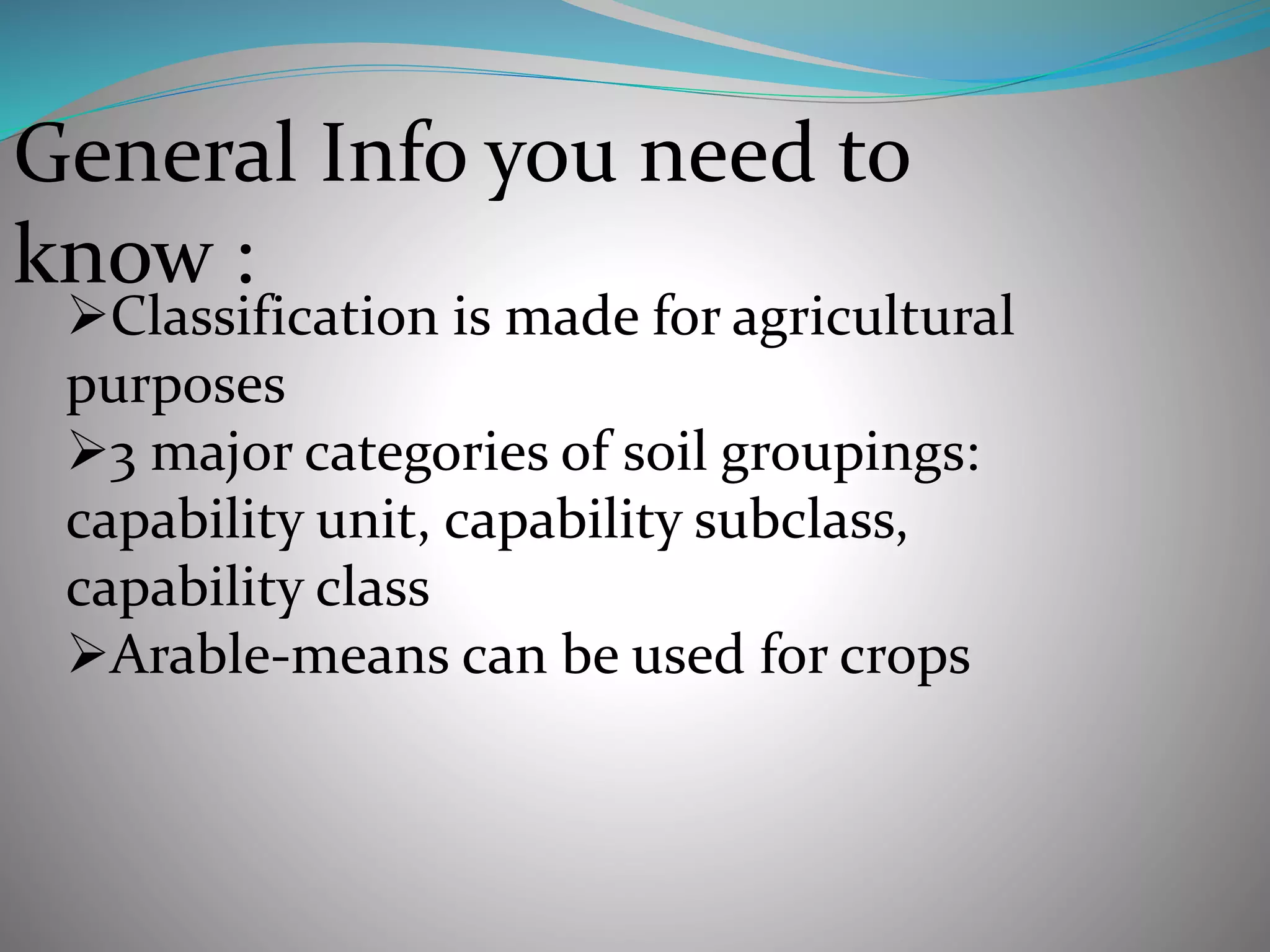 Land capability classification | PPTX