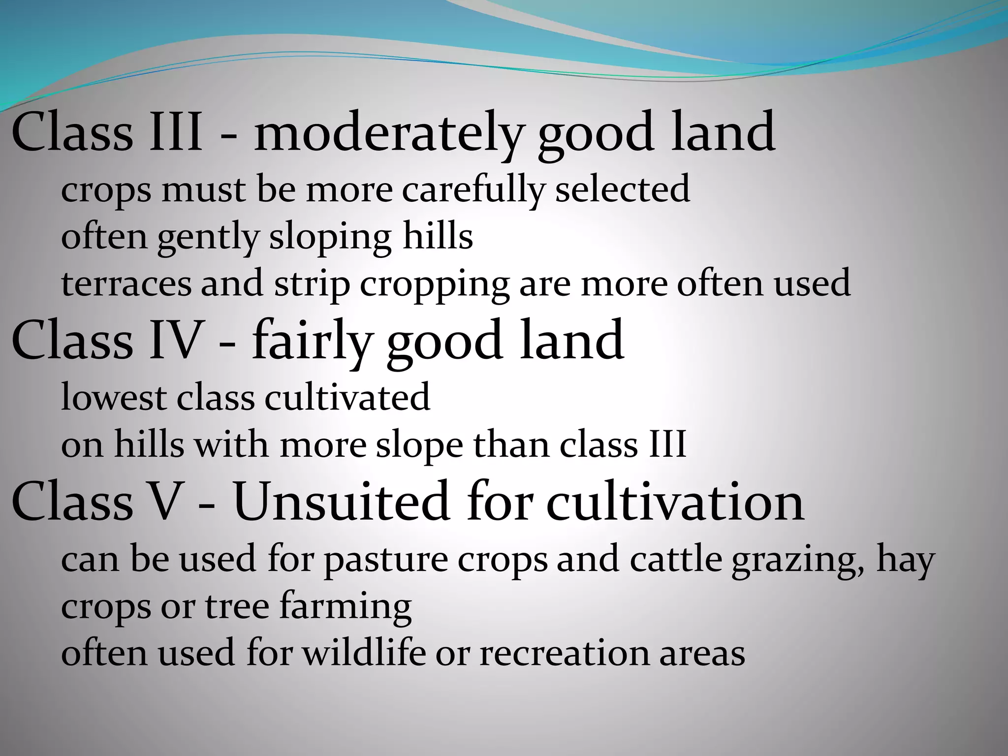 Land capability classification | PPTX