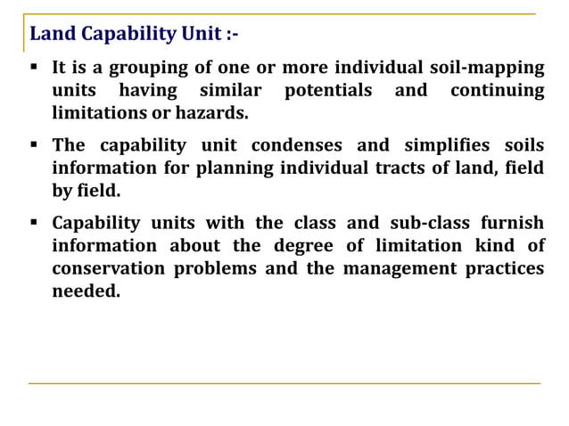 Land Capability Classification | PDF