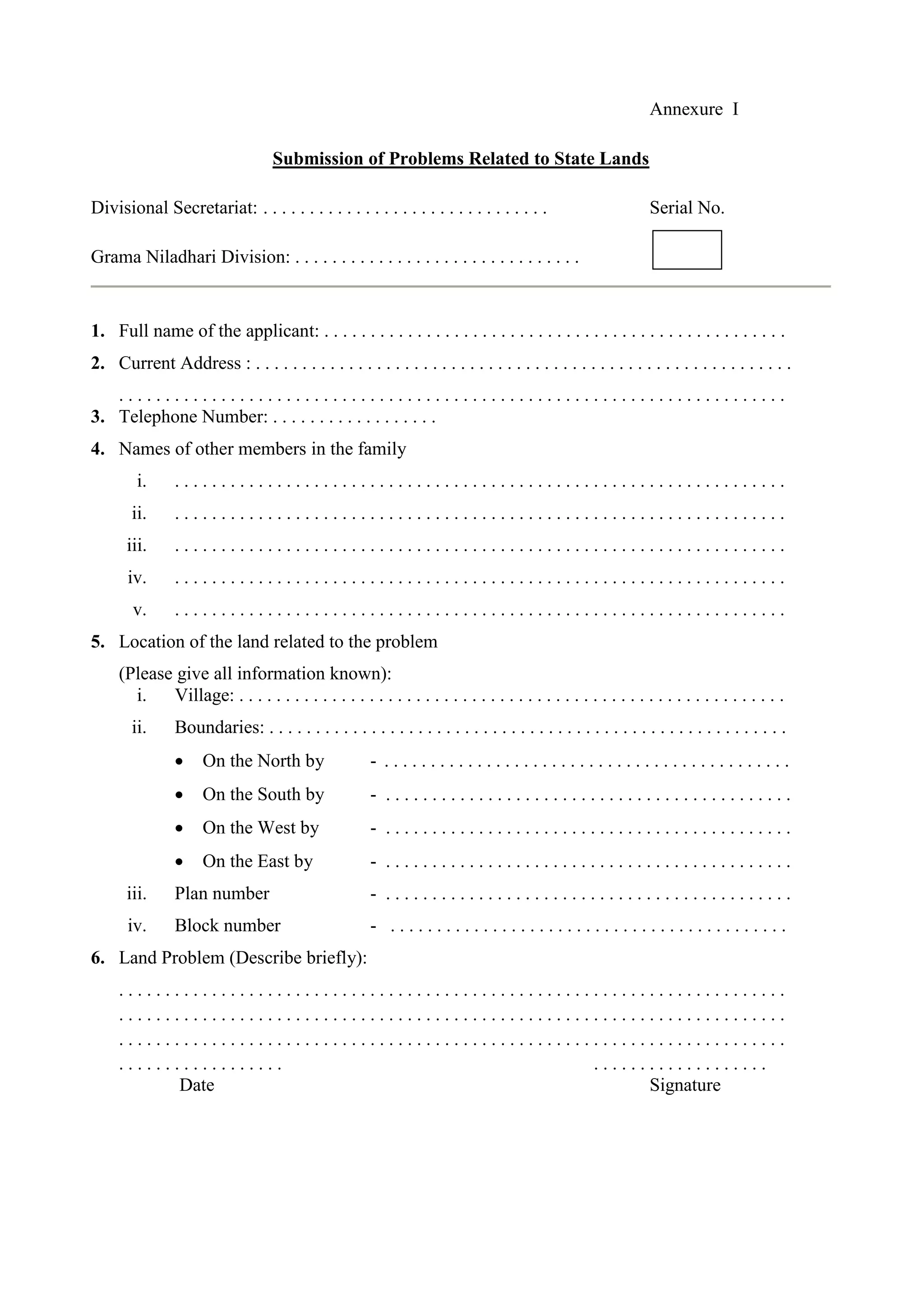 Land circular english | PDF