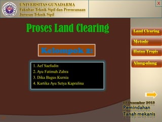 Land clearing | PDF