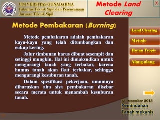 Land clearing | PDF