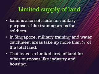 Reasons of Land Constraint | PPT