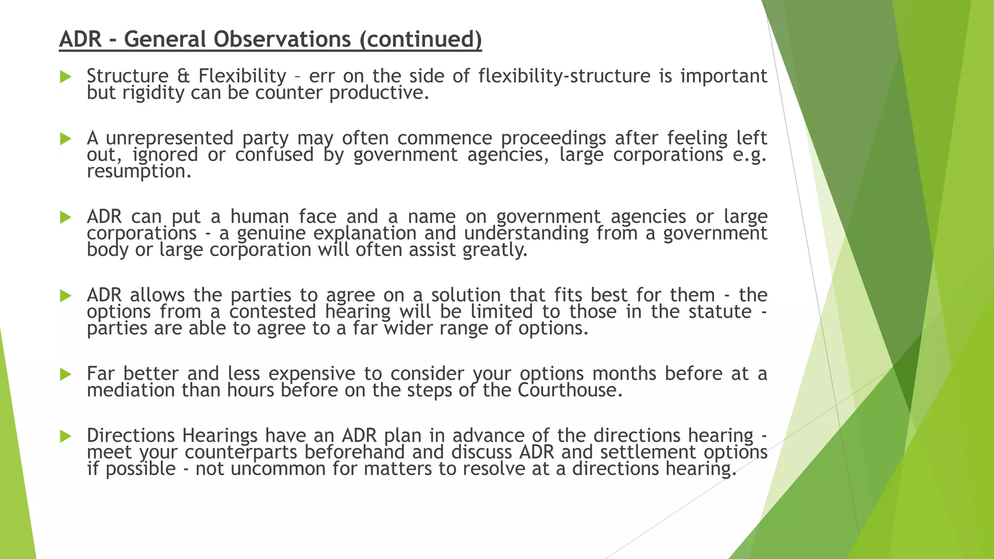 Land court and adr procedures final | PPT