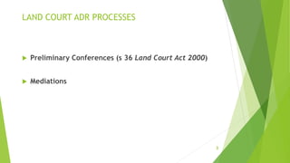 Land court and adr procedures final | PPT
