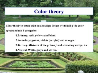 Principles and elements of landscape gardening | PPTX