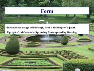 Principles and elements of landscape gardening | PPTX