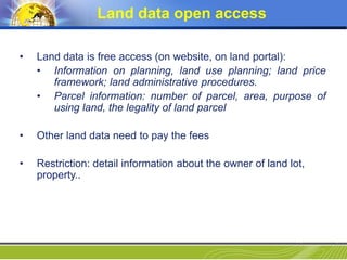 Vietnam’s Land Data | PPTX