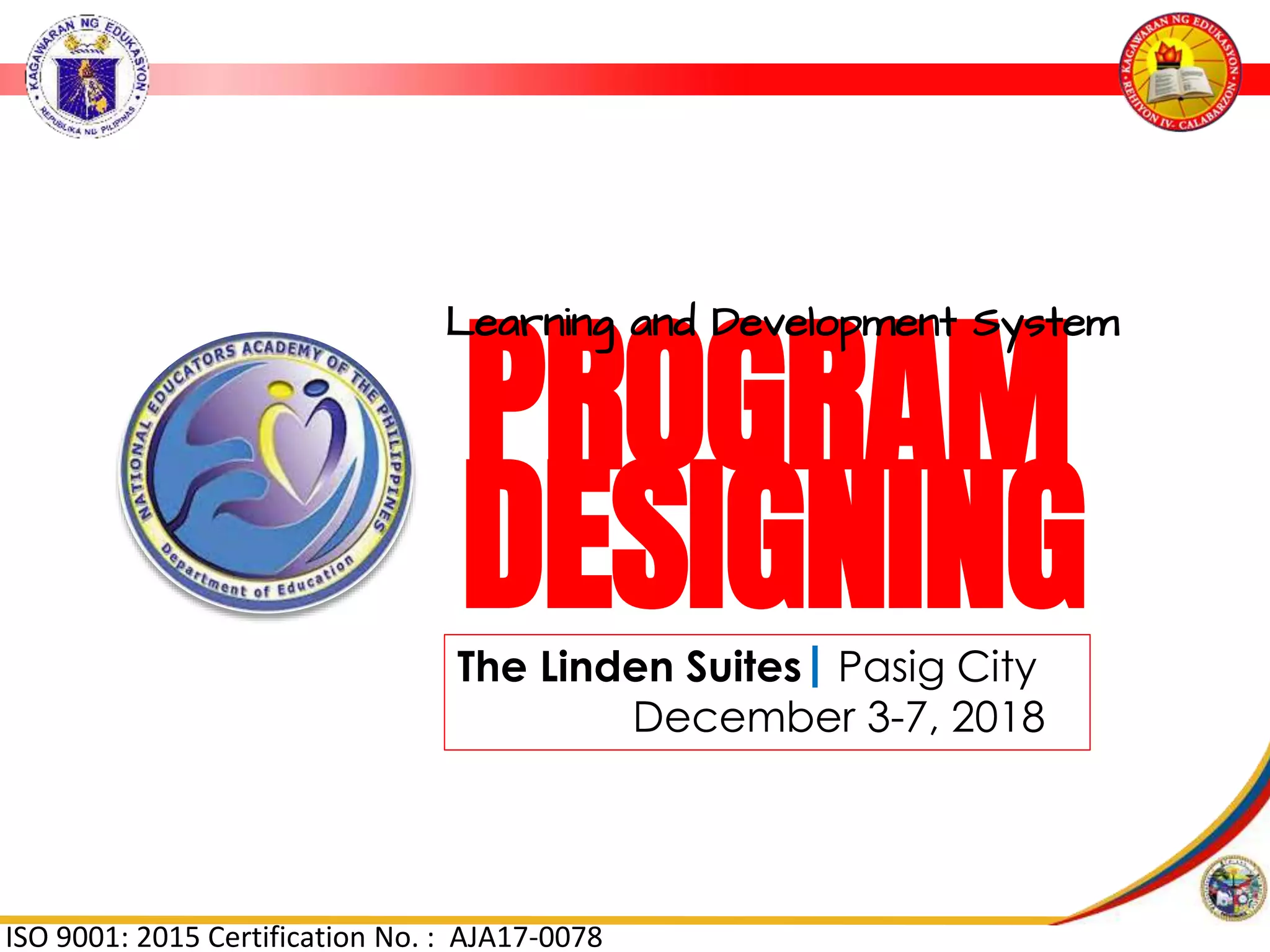 L and D Designing_QATAME | PPTX