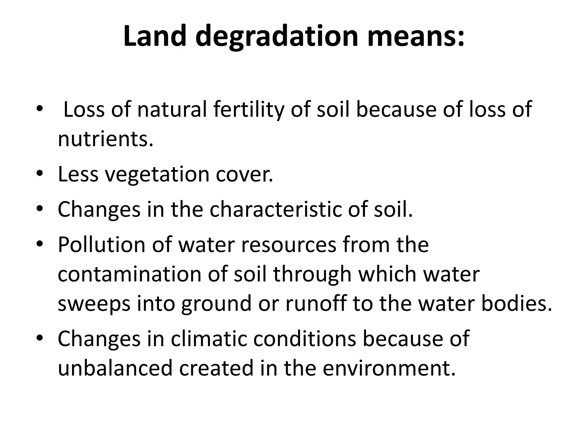 Land degradation | PPTX