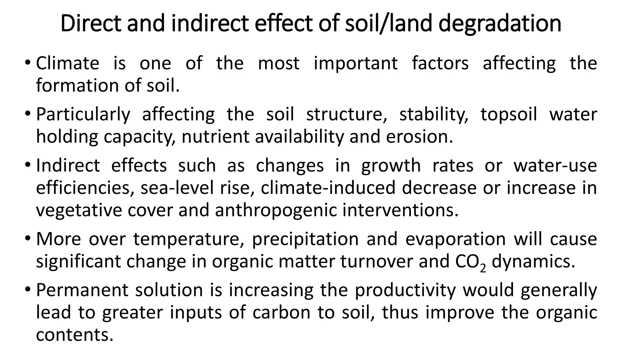Land degradation and reclamation | PDF