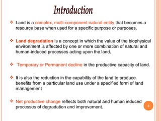 Land degradation final | PPT
