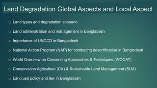 Land degradation global and local aspect | PPT