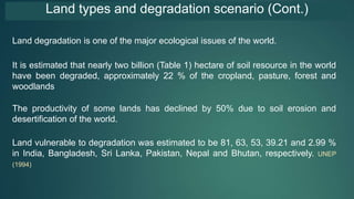 Land degradation global and local aspect | PPT